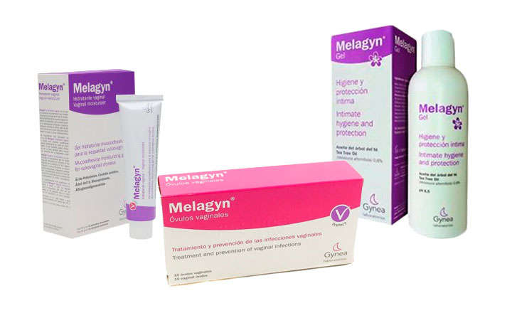 Melagyn gel probiótico, hidratante y solución en spray para zona íntima